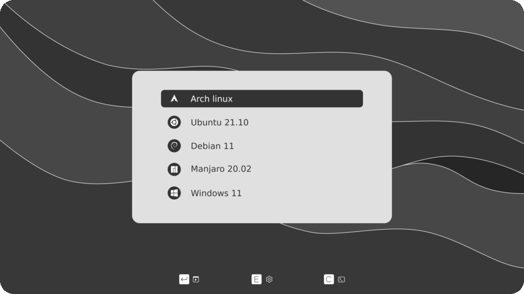 GRUB Bootloader with Both Debian and Windows 11 - Alex’s Piano Service LLC