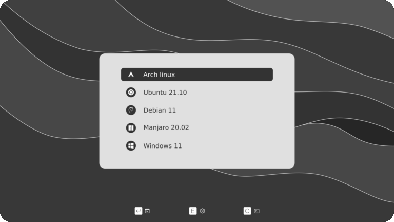 GRUB Bootloader with Both Debian and Windows 11 - Alex's Piano Service LLC